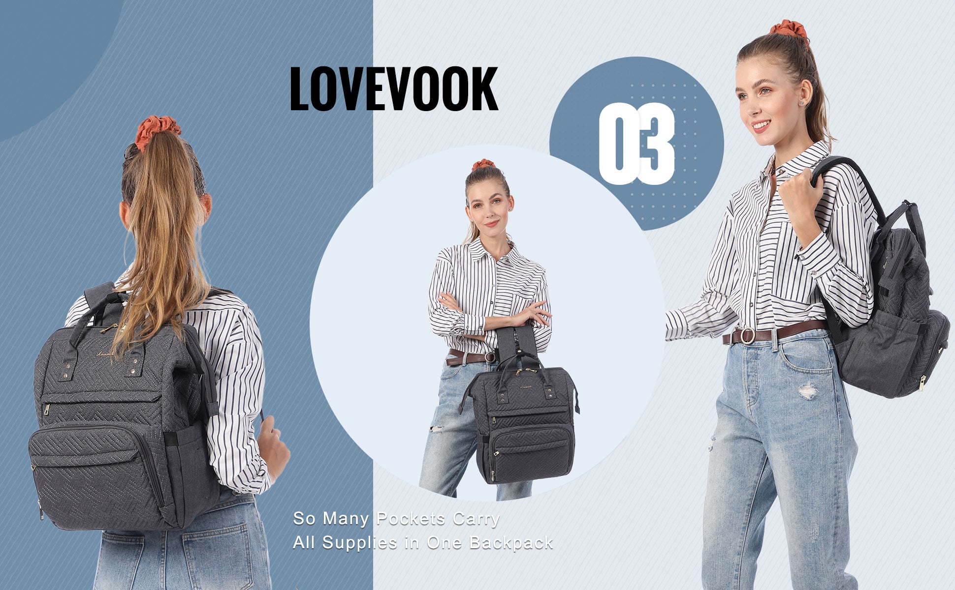 How To charge my phone with USB port from LOVEVOOK Laptop Backpack?