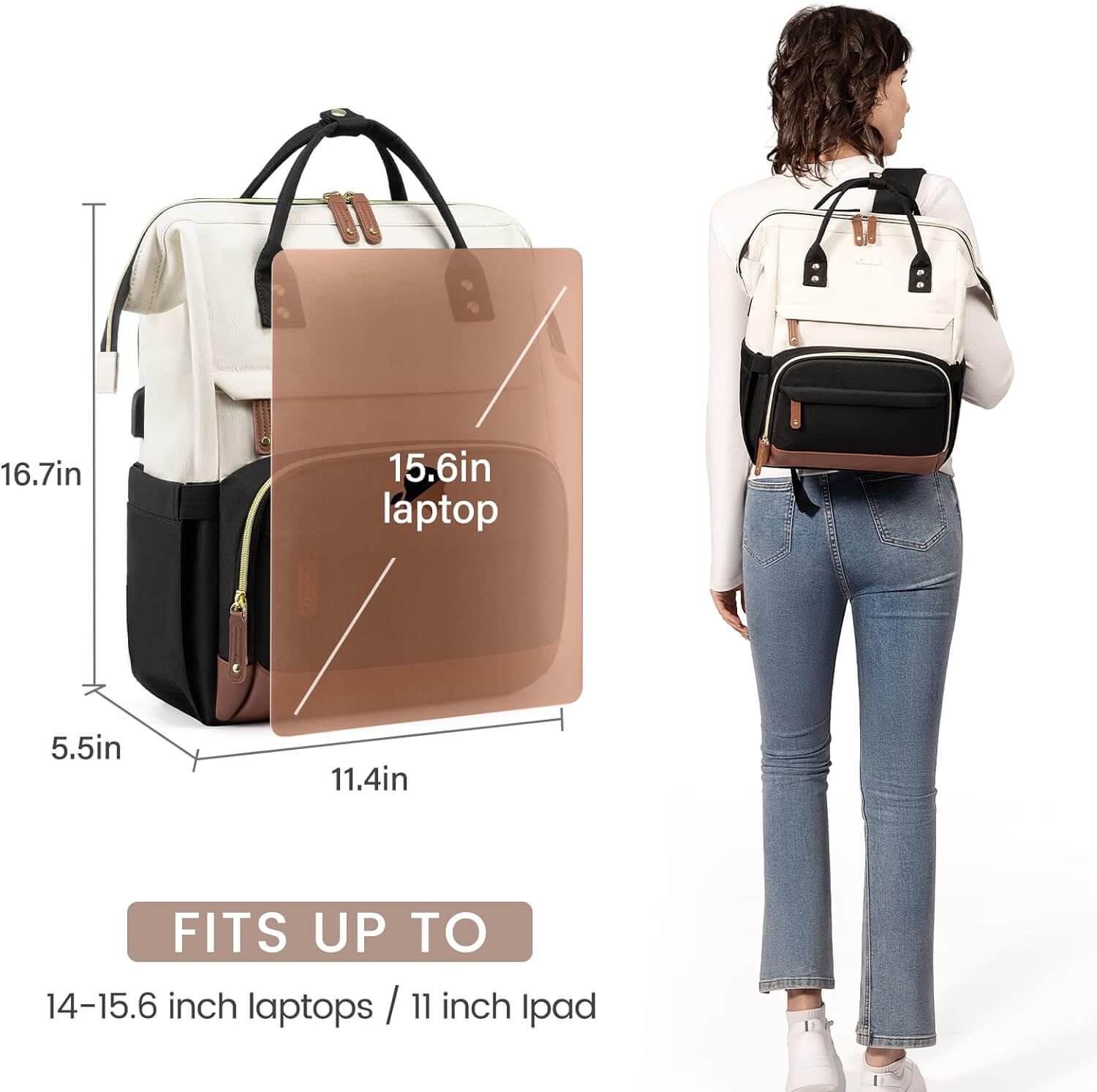 Urban 3 Laptop Backpack | Lovevook - Chic & Durable for Daily Use ...