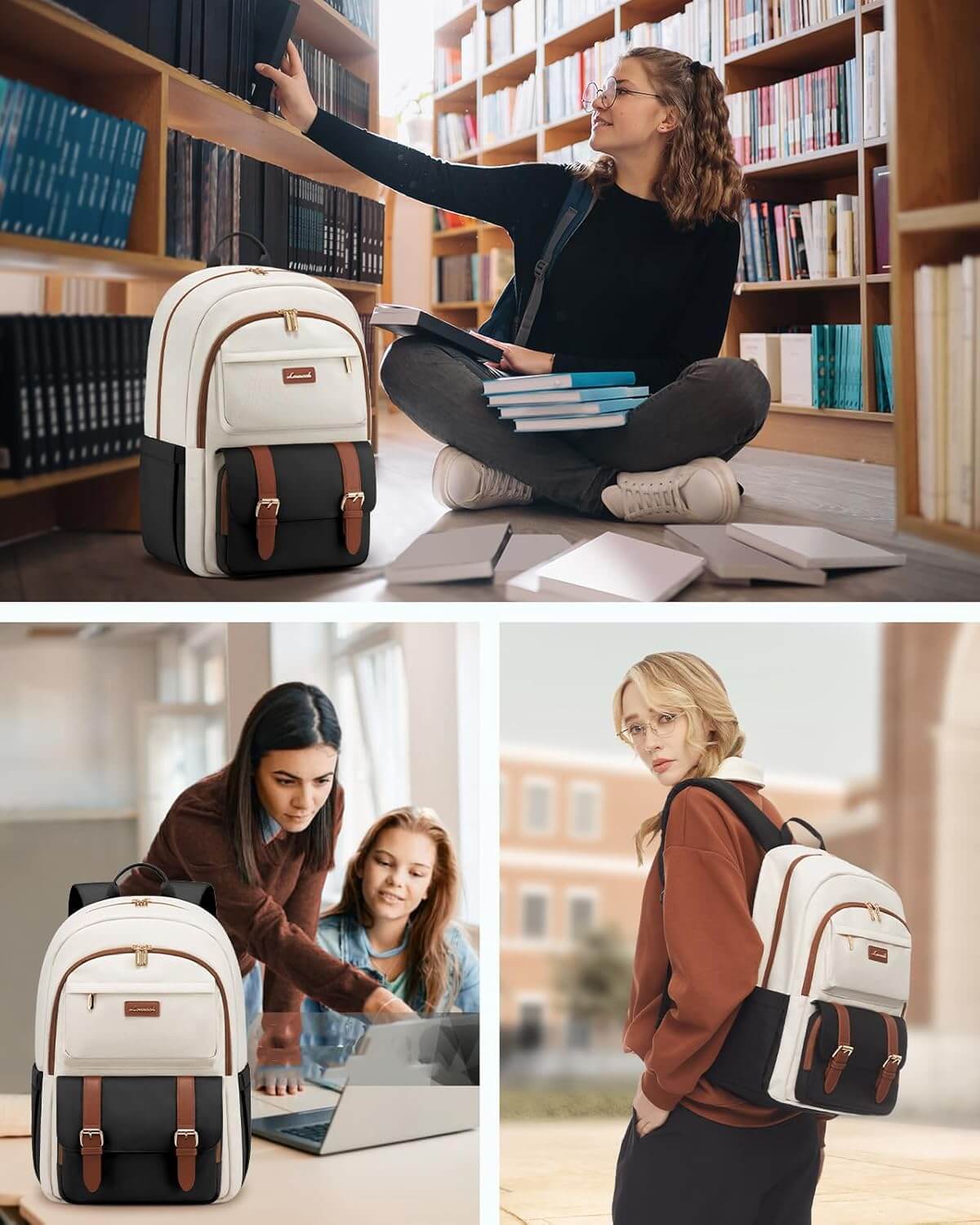 Lovevook College Laptop Backpack， 15.6” 17.3” – LOVEVOOK