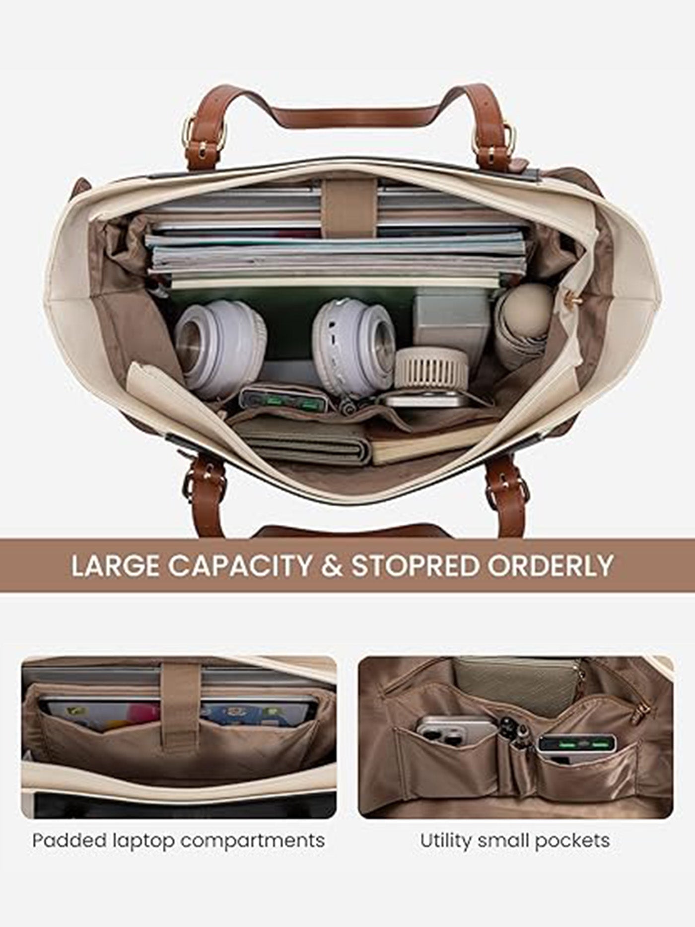 LOVEVOOK Laptop Tote & Shoulder Bag 15.6" 17.3" with Padded Laptop ...