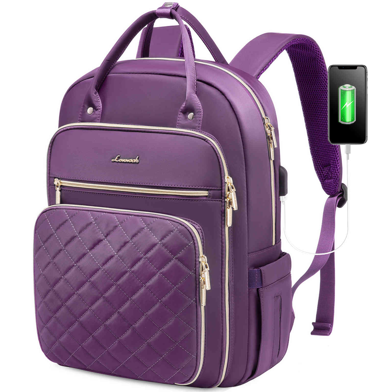 Garnet Backpack | Lovevook - Compact & Secure Daily Backpack – LOVEVOOK